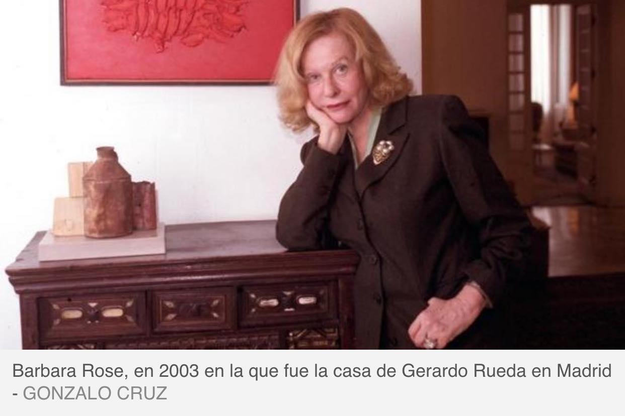 Muere La Influyente Crítica De Arte Estadounidense Barbara Rose. - Art ...