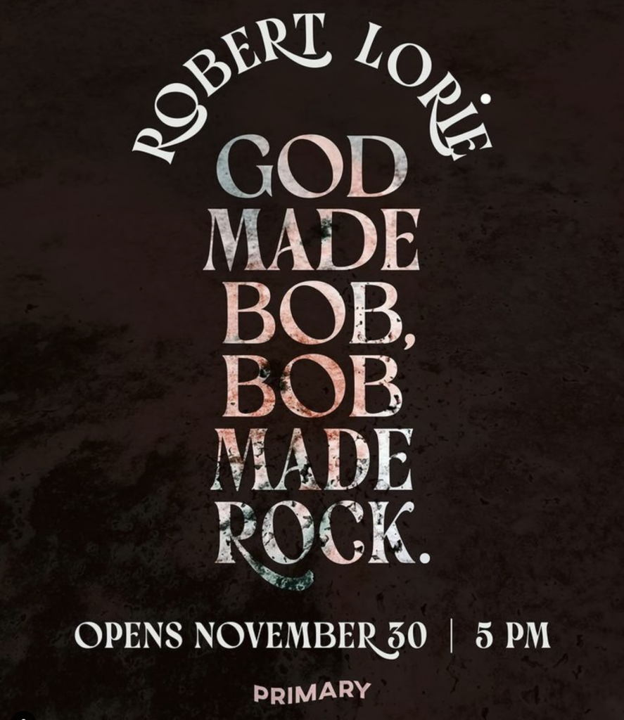 "God Made Bob, Bob Made Rock" - Art Miami Magazine