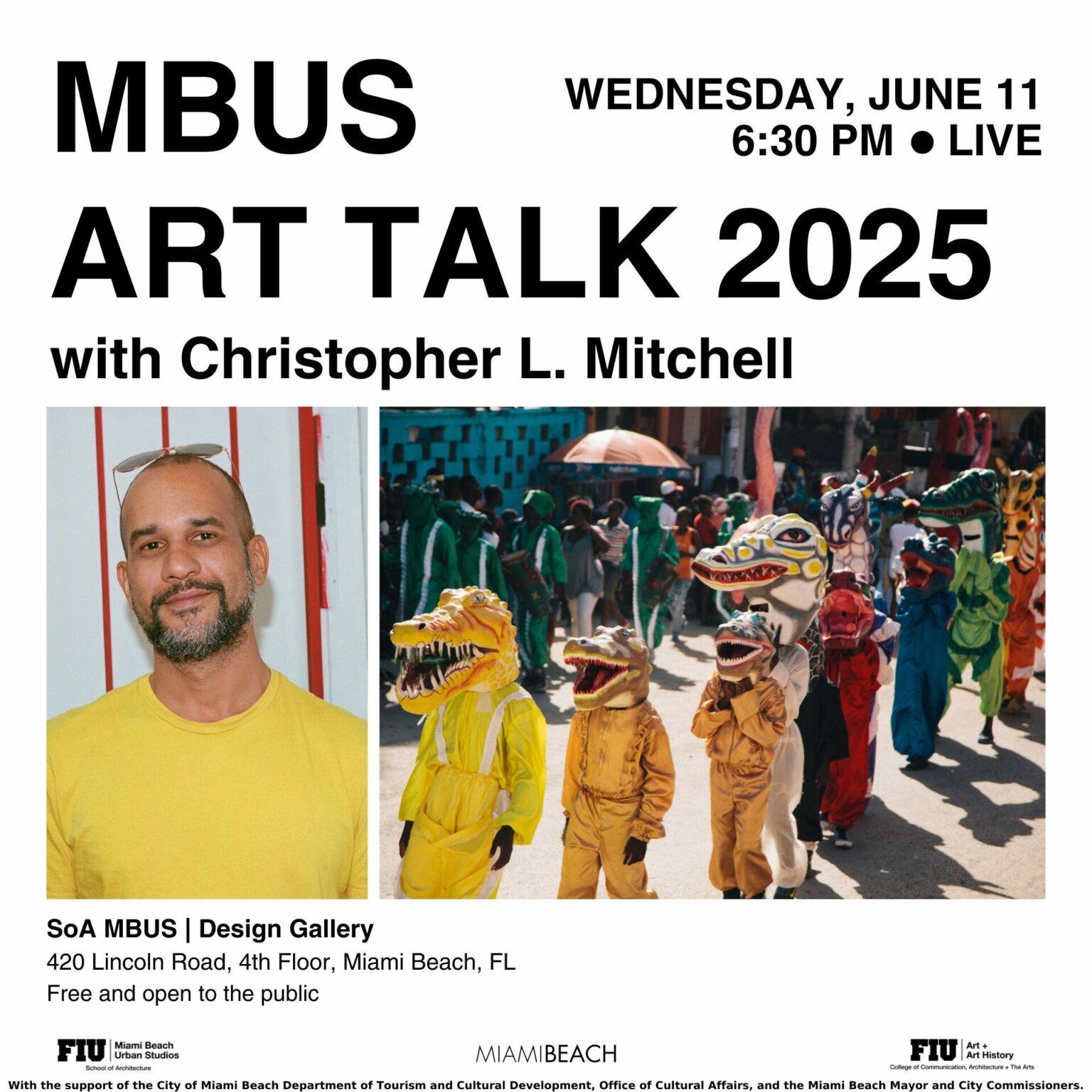 MBUS ART TALK 2025 With Christopher L. Mitchell - Art Miami Magazine