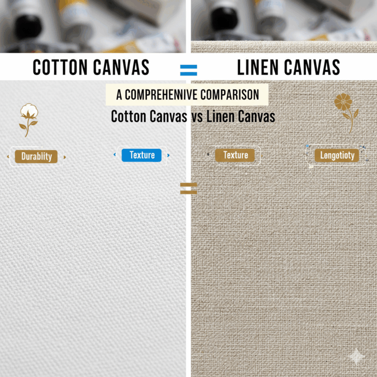 Cotton Canvas Vs Linen Canvas: A Comprehensive Comparison - Art Miami ...