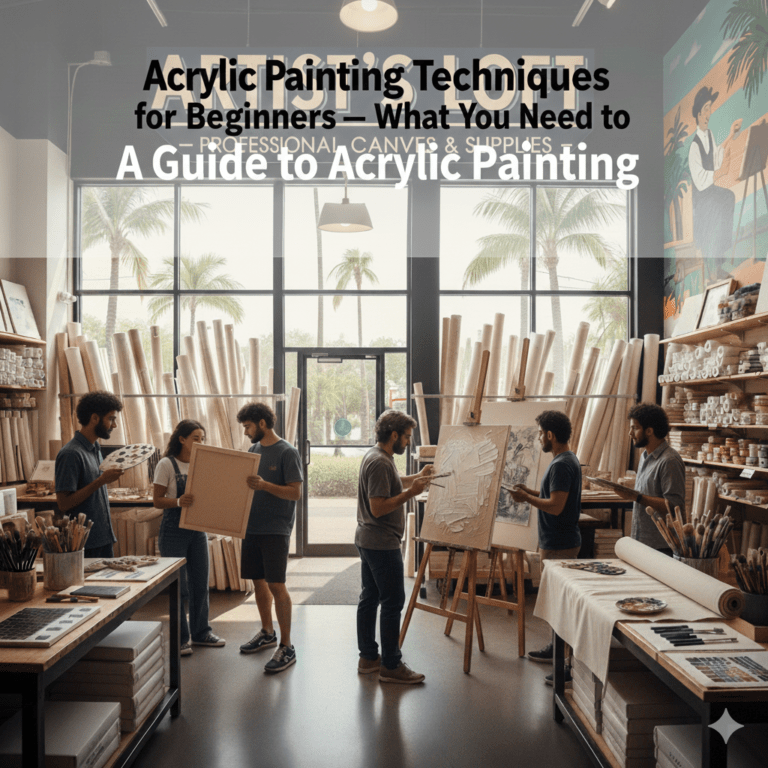 A Guide To Acrylic Painting - Art Miami Magazine