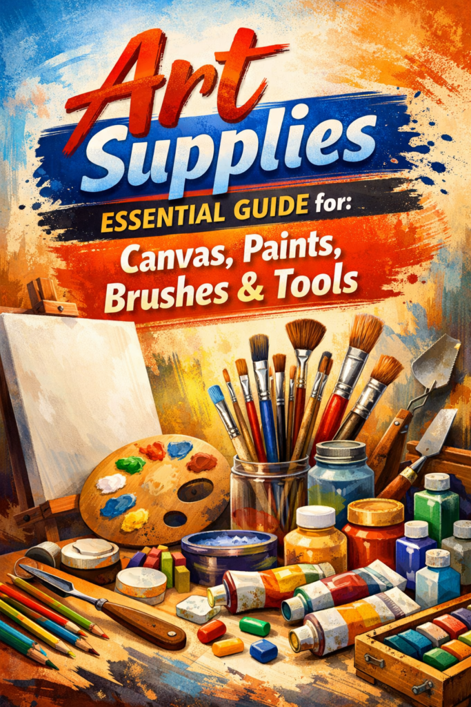 Art Supplies Essential Guide: Canvas, Paints & Brushes - Art Miami ...